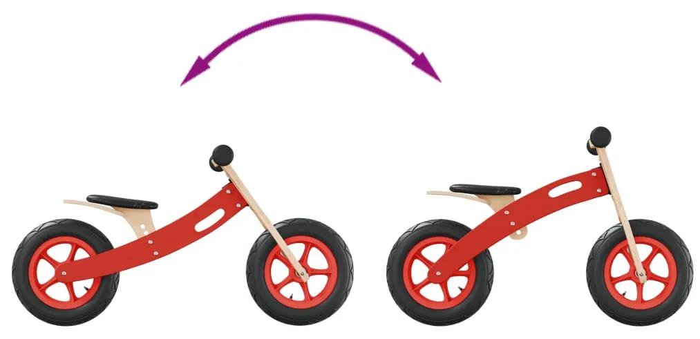 Odrážedlo pro děti se vzduchovými pneumatikami červené - Default Title