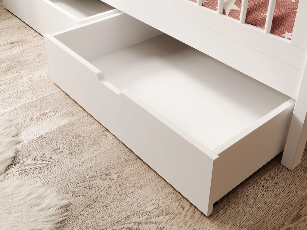 ADRK Furniture Dětská postel Flora s matrací CH-FLO-W-200-M