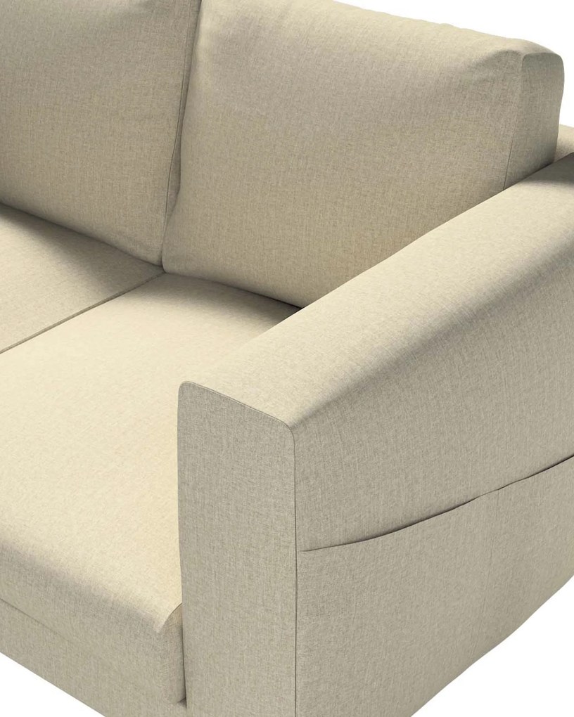 Potah na pohovku IKEA Norsborg 2-místná barva béžová látka pletený vzor