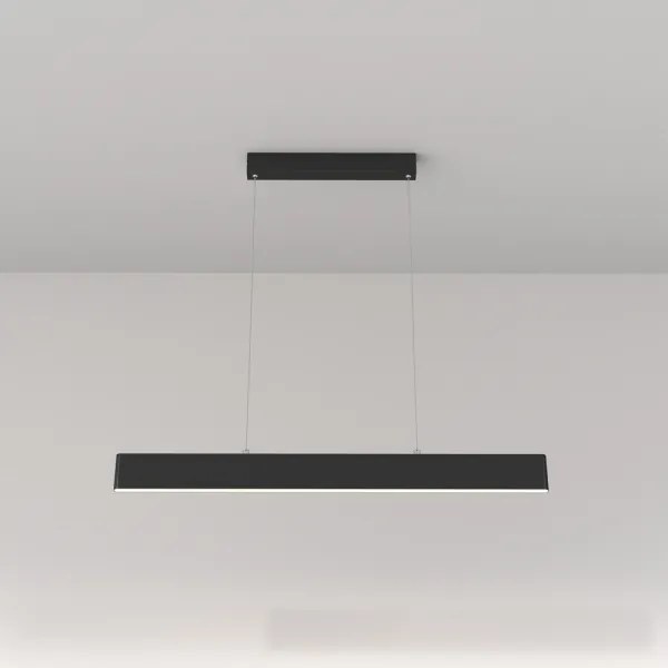 Maytoni P010PL-L23B4K - LED Lustr na lanku STEP LED/23W/230V 4000K 91 cm černá