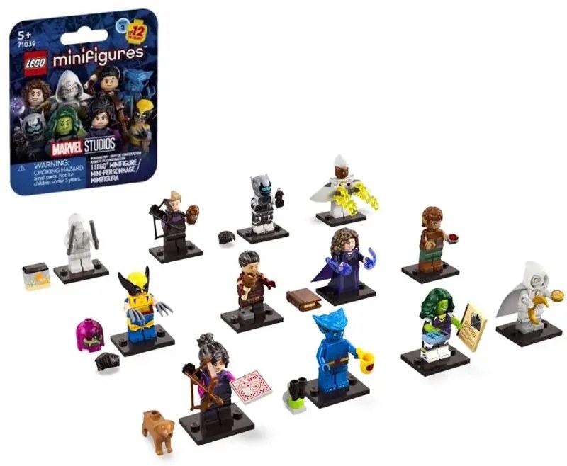 Lego 71039 ucelená kolekce 12 minifigurek studio marvel 2