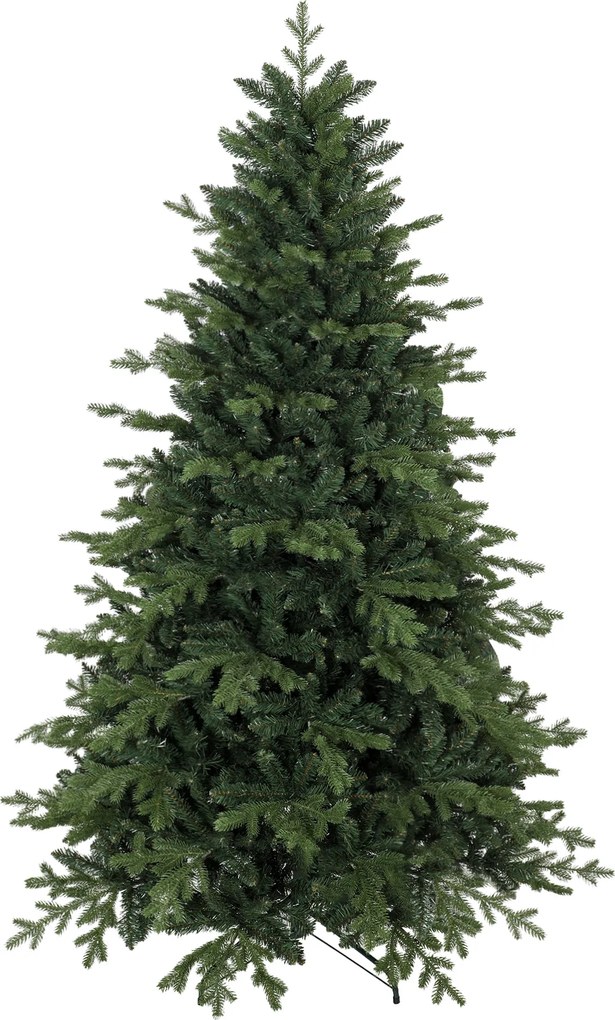 HOMCOM umělý vánoční stromek 210 cm, 2080 větviček, zelený