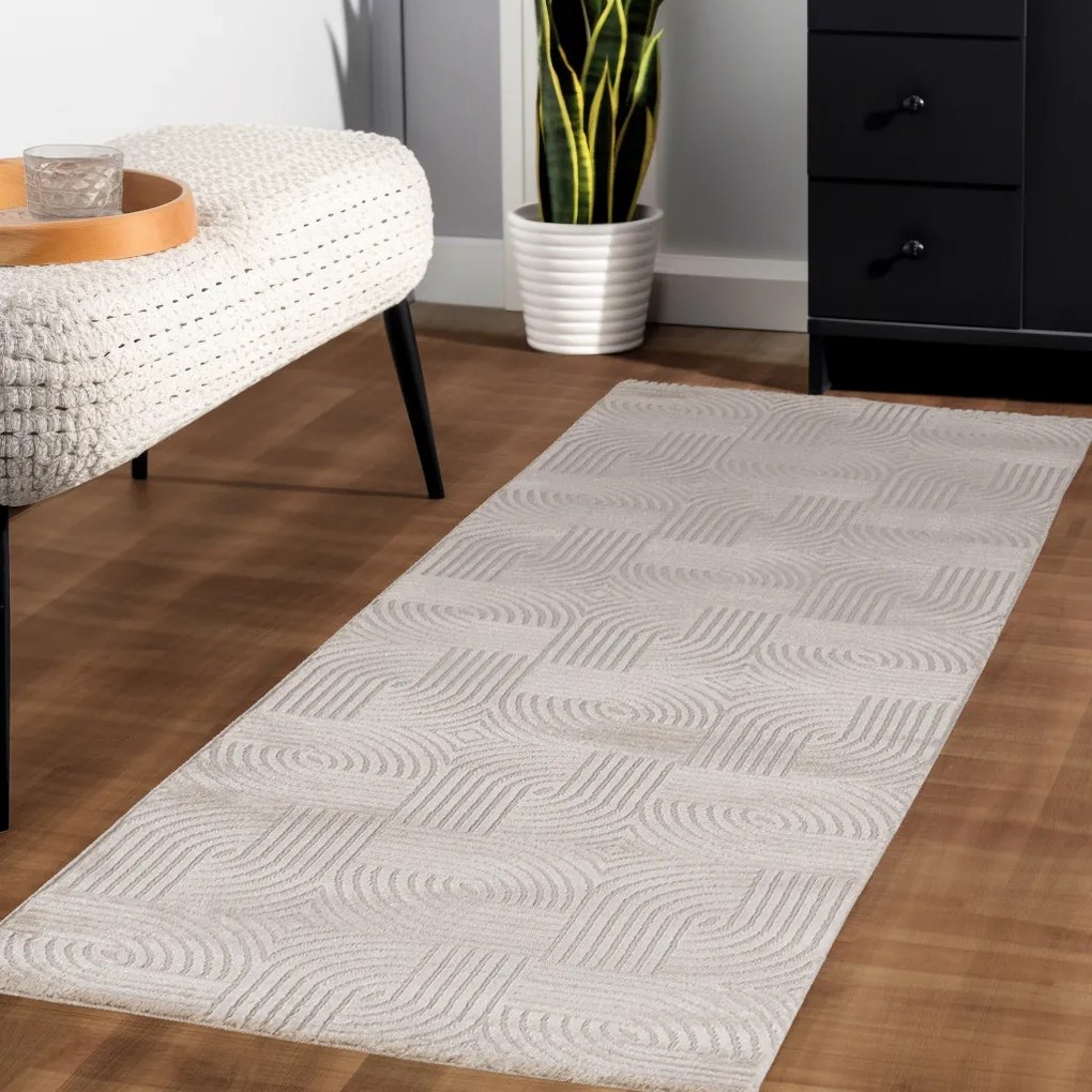 Ayyildiz, Běhoun Sahara 1112 Beige, 80x250, béžová, obývací pokoj