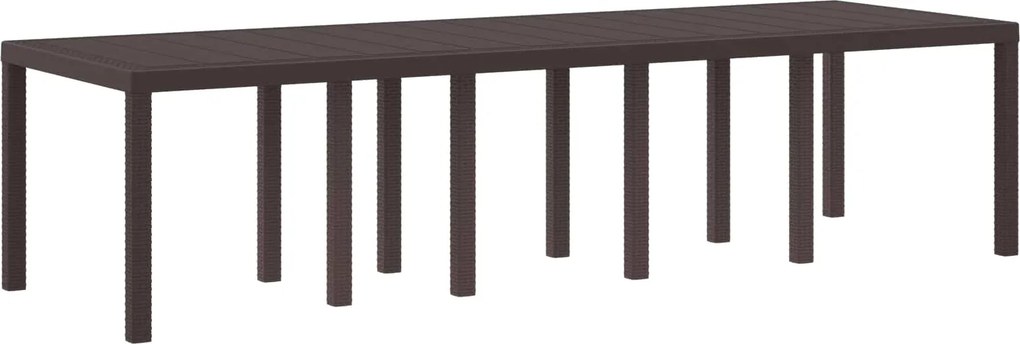 Zahradní stůl Hnědá 300 x 100 x 73 cm polyratan 3378521