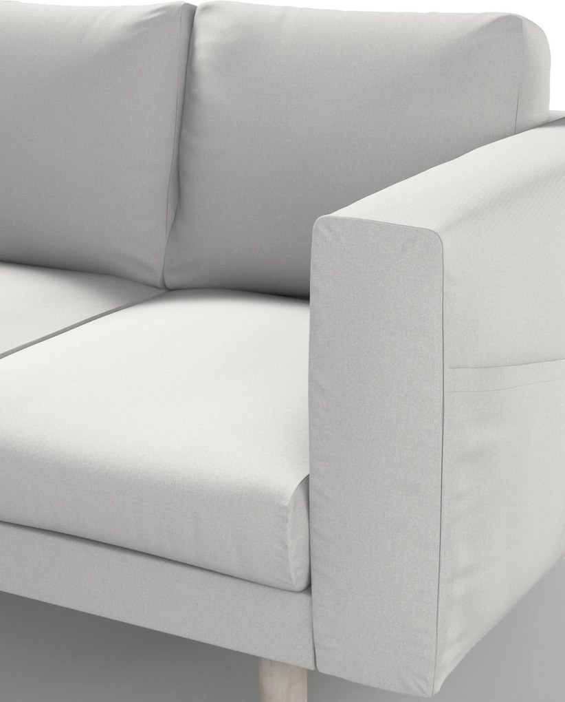 Potah na pohovku IKEA Norsborg 3-místná barva šedá látka pletený vzor
