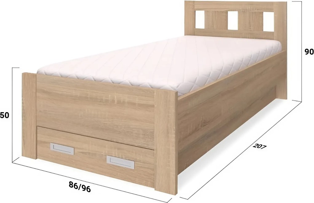 Postel BENO s úložným prostorem (na výběr více variant)