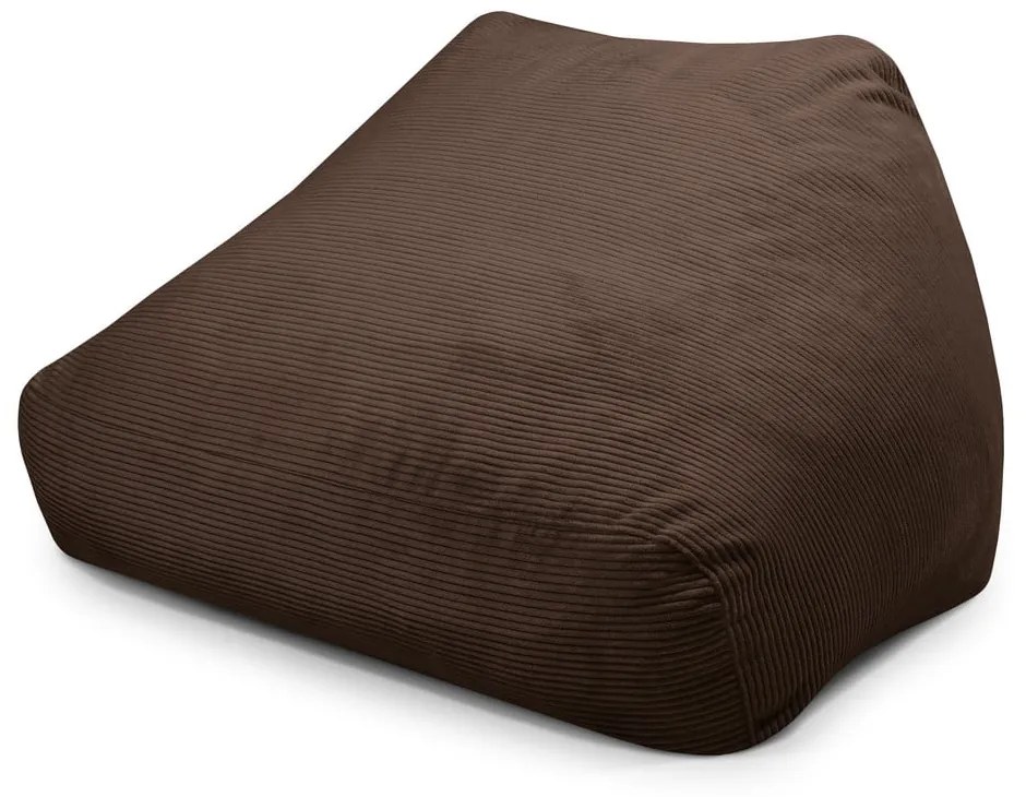 Tmavě hnědý manšestrový sedací vak Sofa Snug – SLOWDOWN