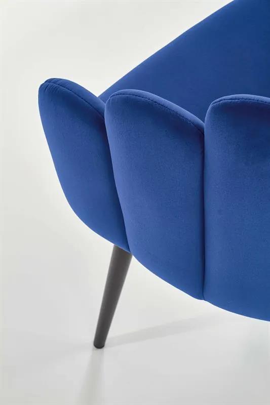 HALMAR K410 židle tmavě modrá