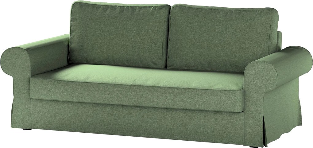 Potah na pohovku IKEA Backabro, 3-místná, rozkládací barva zelená látka pletený vzor