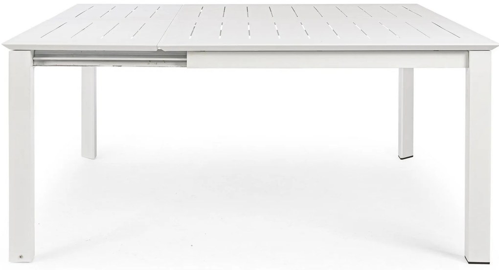 BIZZOTTO Rozkládací zahradní stůl KONNOR 160x110-160 cm bílý 0662754