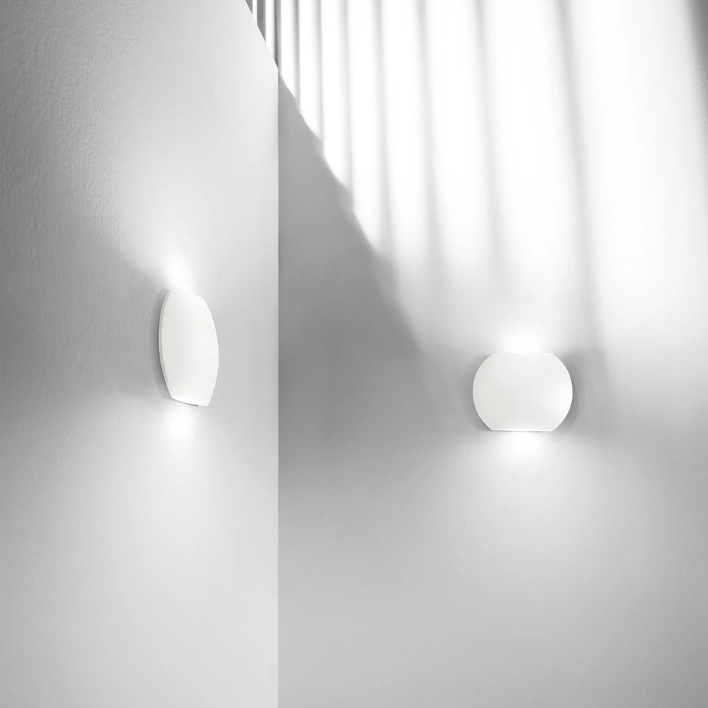 FAN LED-W-MIURA/6W Venkovní nástěnné svítidlo LED ULTRASOTTILE MIURA bílá hliník 2x3W 520lm CCT IP54 12,8x16x3,5 cm - FANEUROPE