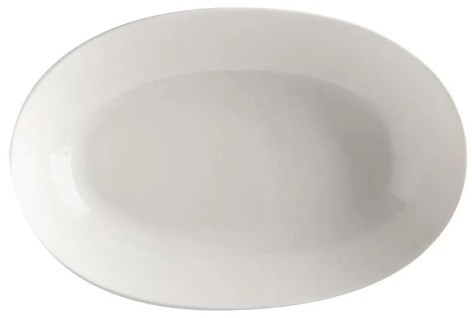 Bílý porcelánový hluboký talíř Maxwell &amp; Williams Basic, 30 x 20 cm