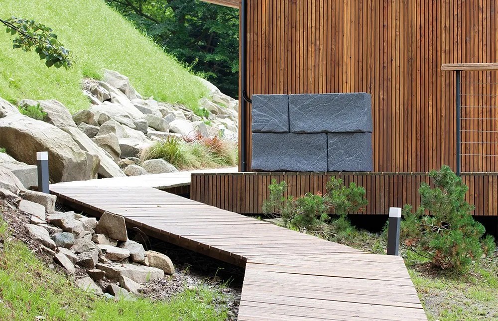 Sud na dešťovou vodu Stones Block 270 l světle šedý