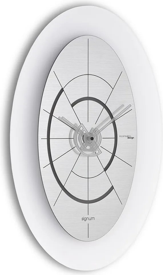 Designové nástěnné hodiny I560M chrome IncantesimoDesign 45cm