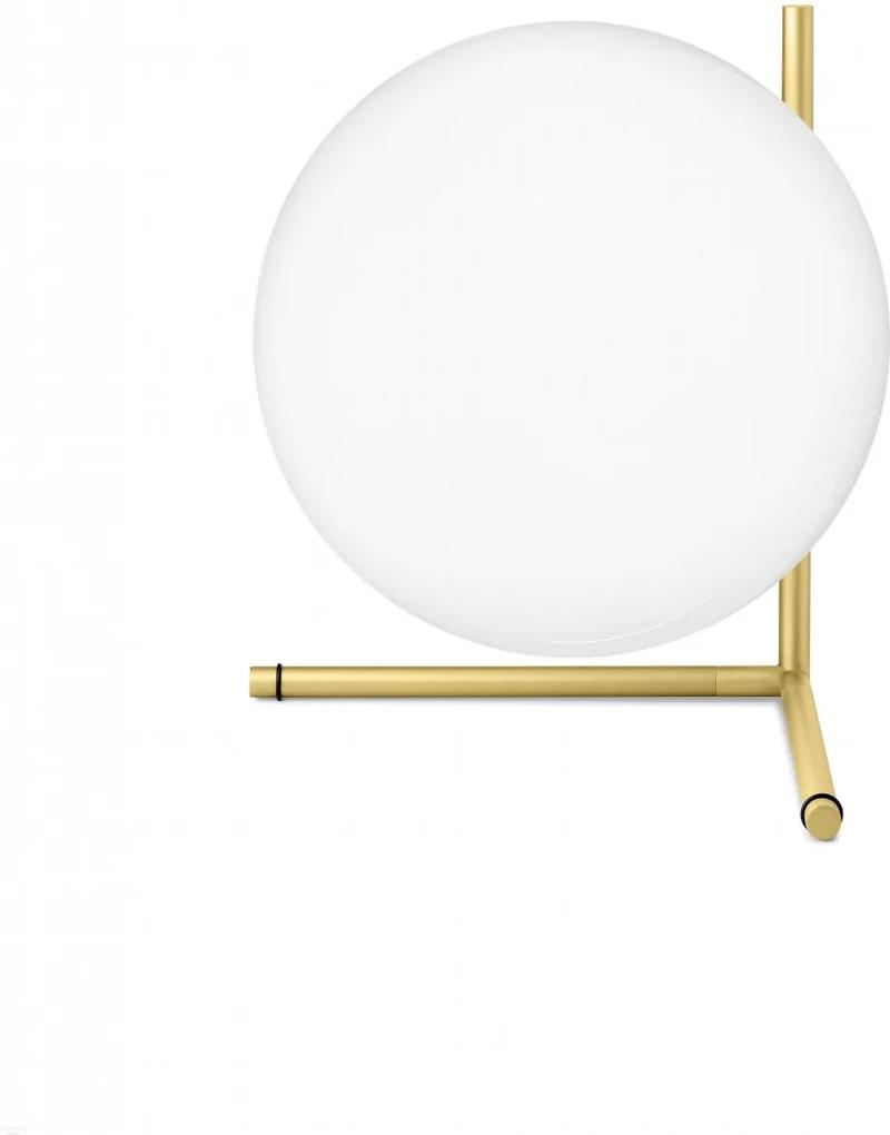 Flos F3172059 IC Lights Table 2, designová lampa se stmívačem, 1x205W E27, mosaz, výška 35cm