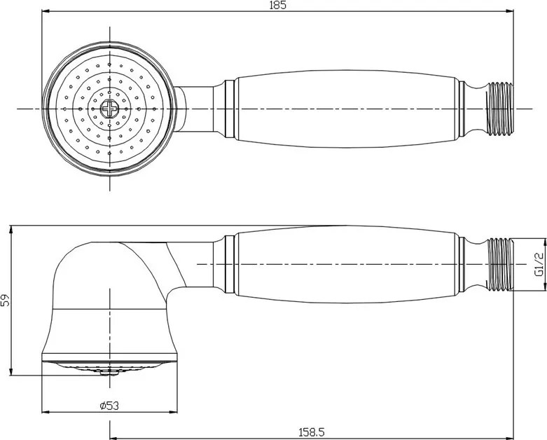 Mereo Retro ruční sprcha pro CBL 601, CBL 901 CBL601S