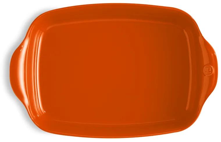 Emile Henry velká zapékací mísa 42,5 x 28 cm, oranžová Toscane, 769654