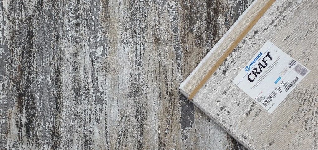 Medipa (Merinos), Kusový koberec Craft 23271/276 Beige, 80x150, šedá, obývací pokoj