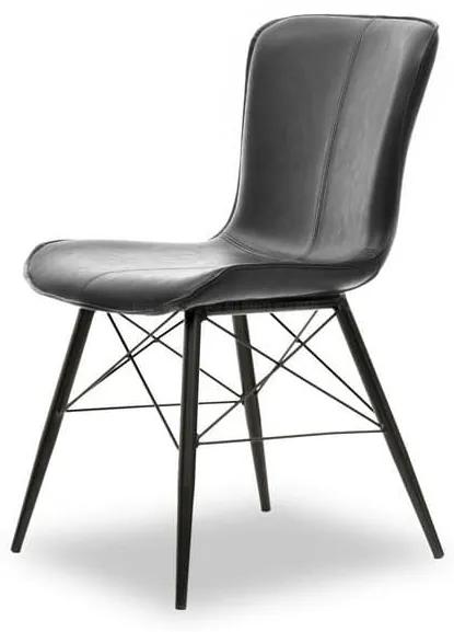 Medo Jídelní židle MARGOT, černá eko kůže | BIANO