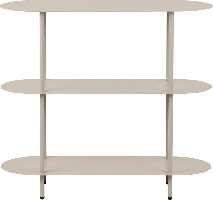 Béžový kovový regál 90x81x31 cm Rieti – House Nordic