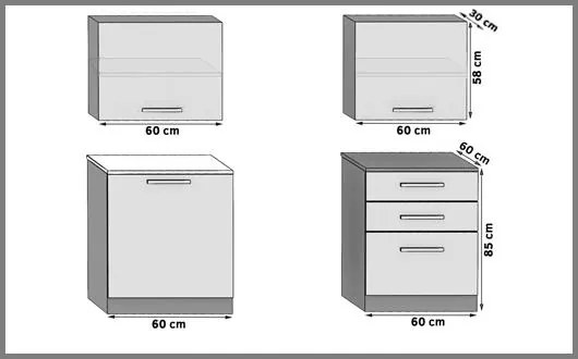 Kuchyňská linka Belini 120 cm dub sonoma s pracovní deskou Saturno