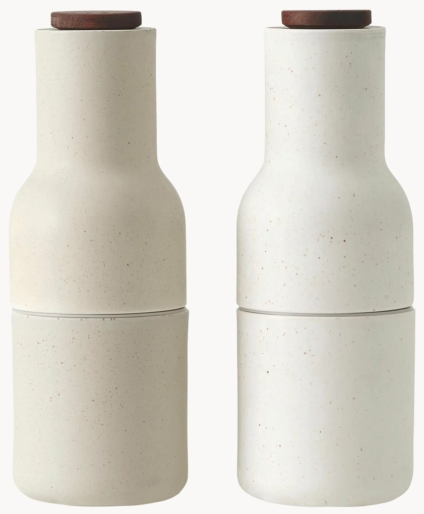 Sada mlýnků na'sůl a pepř s dřevěnými víčky Bottle Grinder, 2 díly