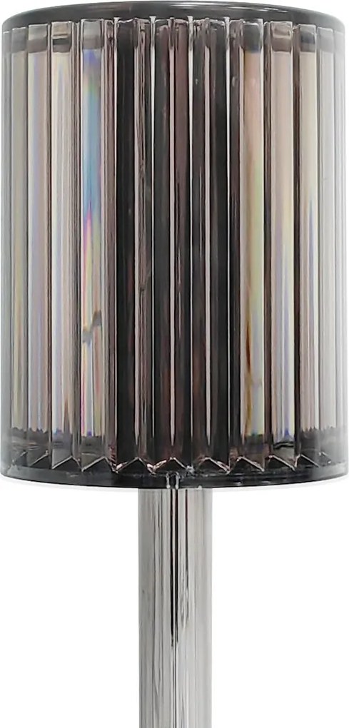 Stolní lampa Simple, 1x grafitové stínítko