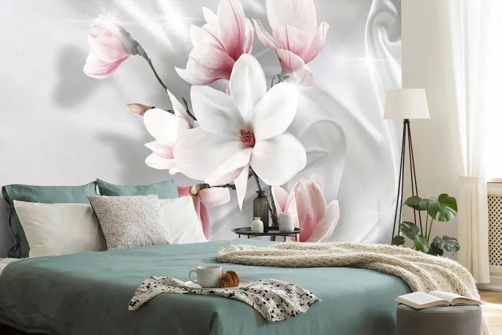Samolepící tapeta bílá magnolie - 225x270
