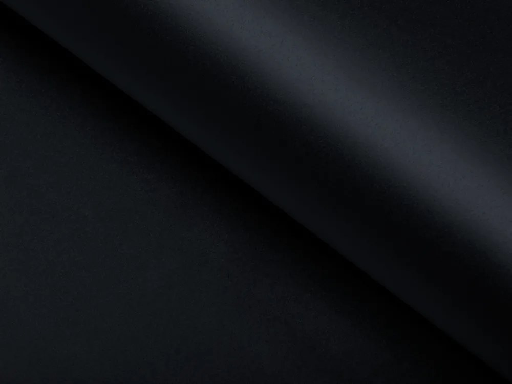 Biante Saténový oválný ubrus polyesterový Satén LUX-026 Černý 100x140 cm