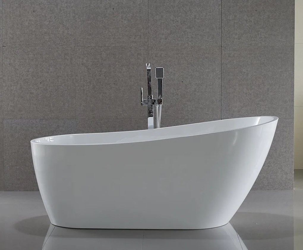 Aqualine Aqualine, TISA volně stojící vana 170x80 cm, bílá, E1780
