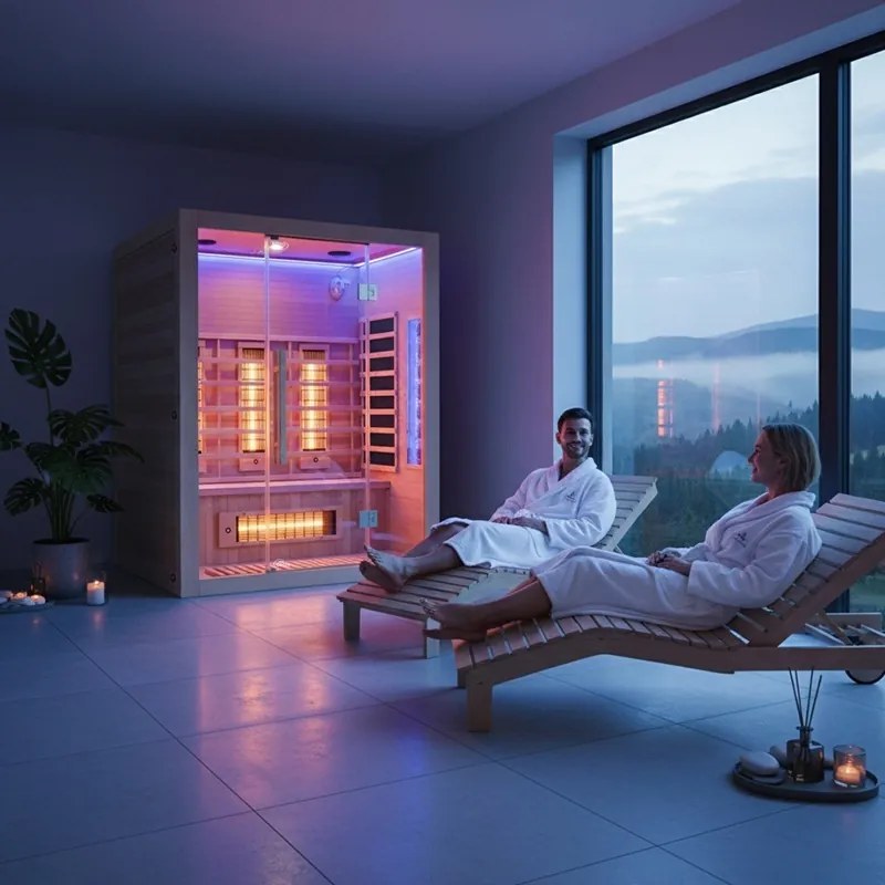 BPS-koupelny Infrasauna Relax HYD-2911 150x120, 3-4 osoby