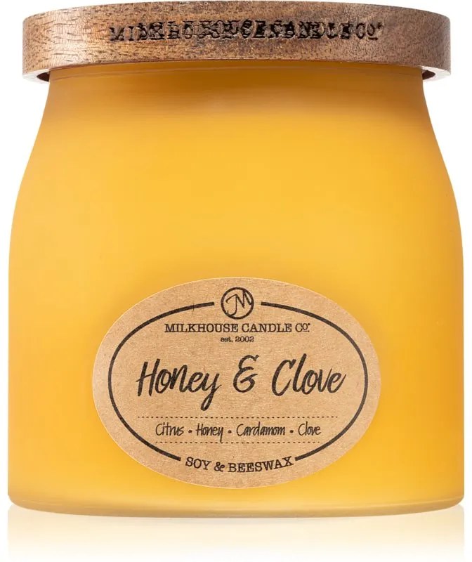 Milkhouse Candle Co. Sentiments Honey & Clove vonná svíčka 454 g