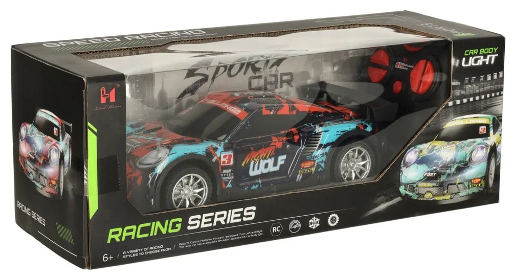 Creative Corner RC sportovní auto modré a červené