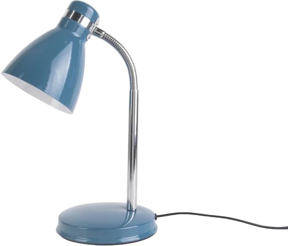 Modrá stolní lampa Leitmotiv Study Blue