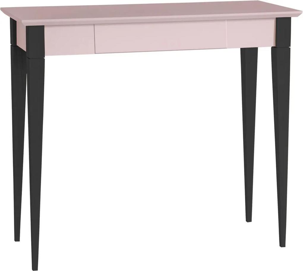 Ragaba Psací stůl Svante II, 85x40x74 cm, růžová/černá