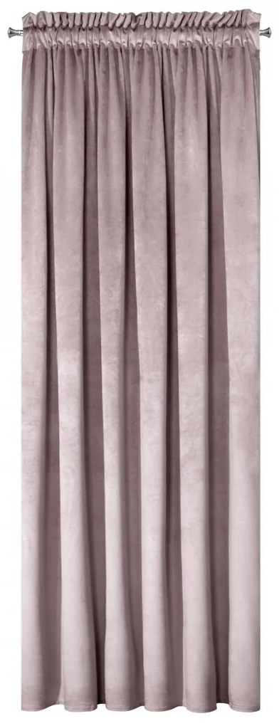 ZATEMŇOVACÍ ZÁVĚS NA PÁSCE ROSA 140X270 CM PÚDROVÁ