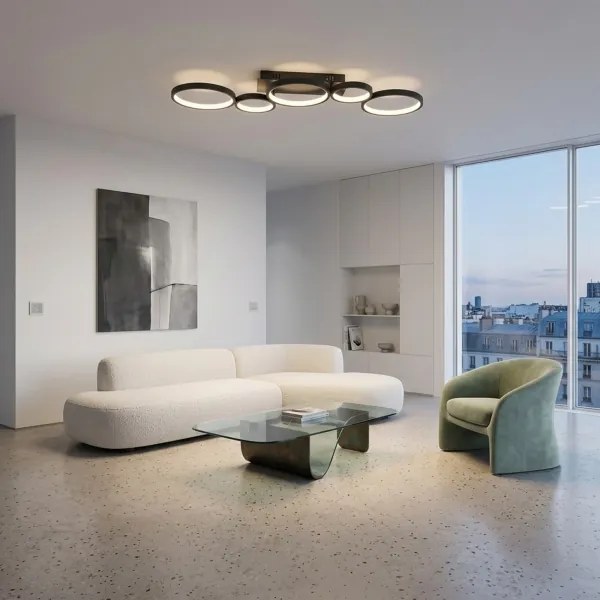 BRILAGI - LED Stmívatelné stropní svítidlo RINGO LED/34W/230V černá + DO