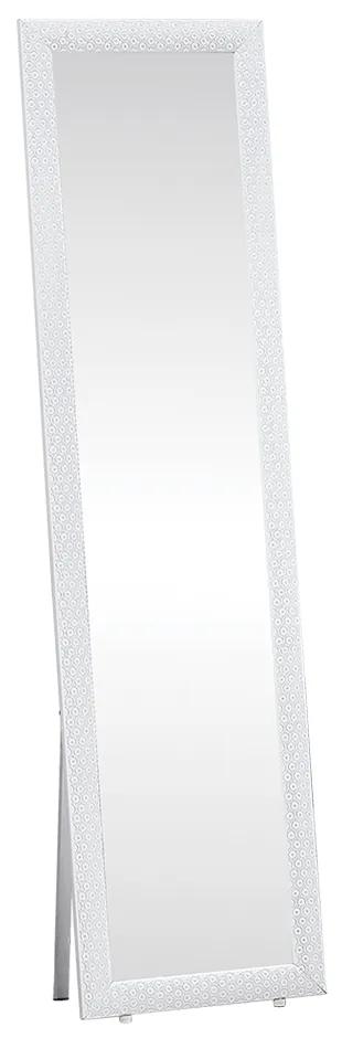 Bílé stojanové zrcadlo LAVAL