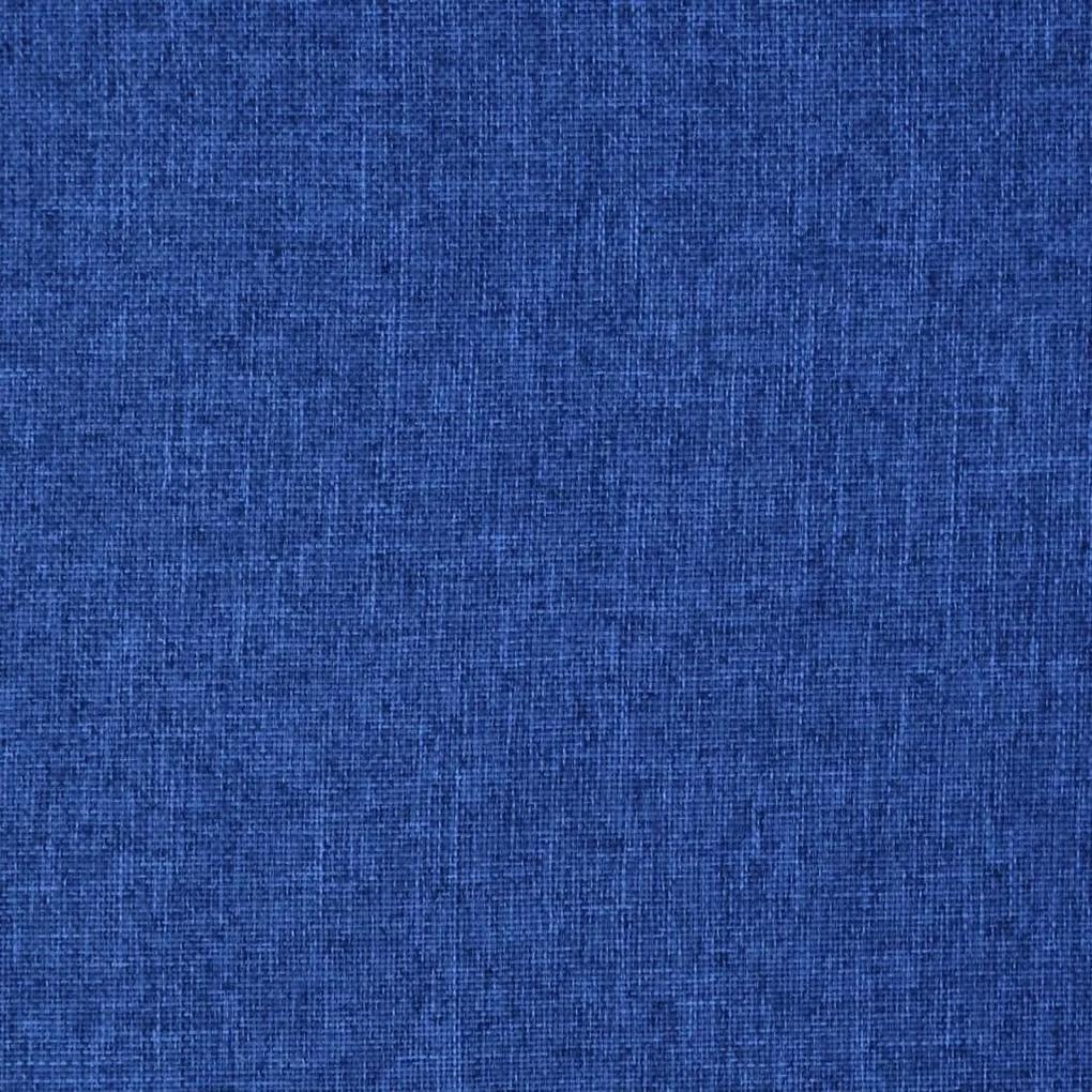 vidaXL Skládací lenoška na podlahu s funkcí postele textil [336528] Barva: Modrá