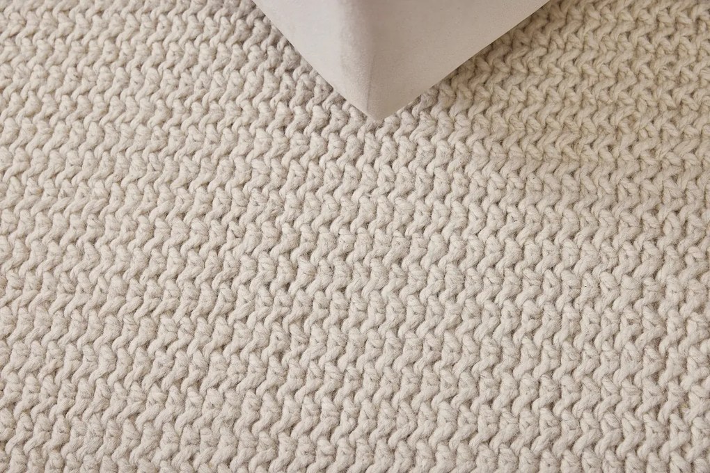 Diamond Carpets India, Ručně vázaný kusový koberec Sigma DE 9414 White Mix, 80x150, bílá, ložnice