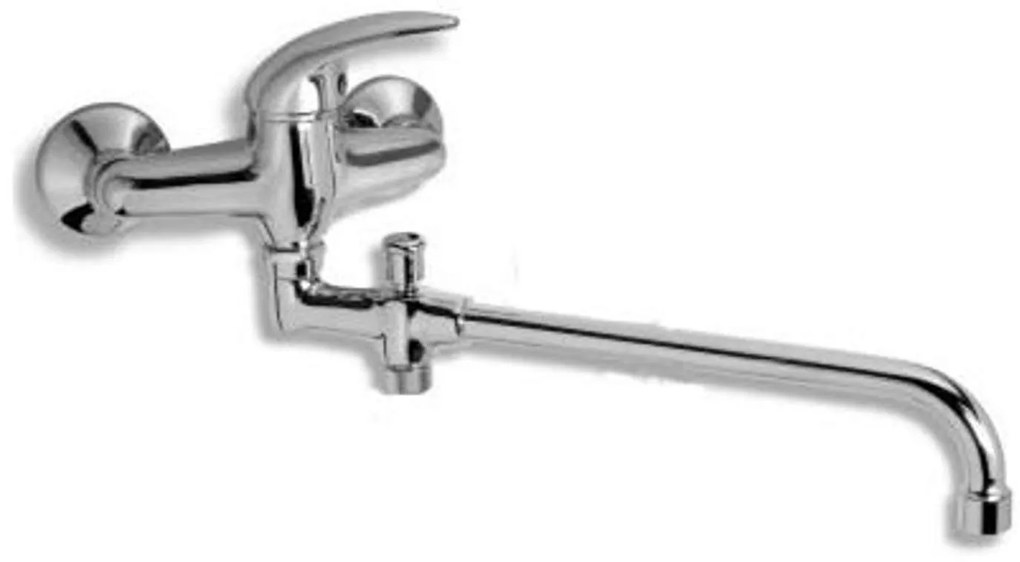 Novaservis Metalia 55 - Vanová baterie nástěnná bez příslušenství, chrom 55036/1,0