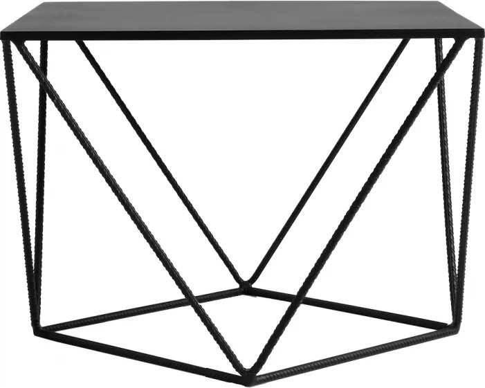 Konferenční stolek Deryl 55 x 55 cm, kov