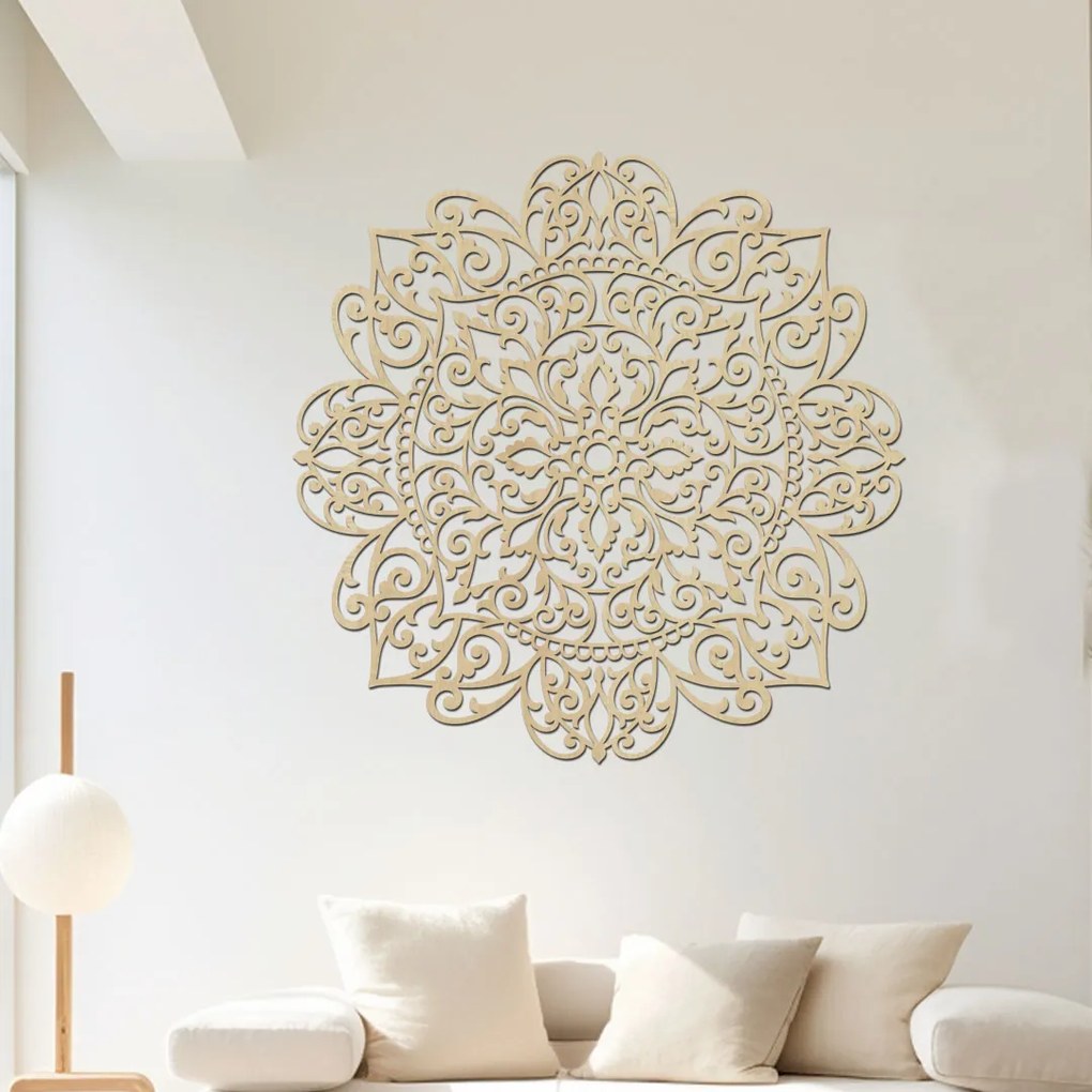 dřevo života Mandala na zeď BEZPODMÍNEČNÁ LÁSKA Zvolte barvu dekoru: Ořech, Zvolte rozměr Ø (cm): 95