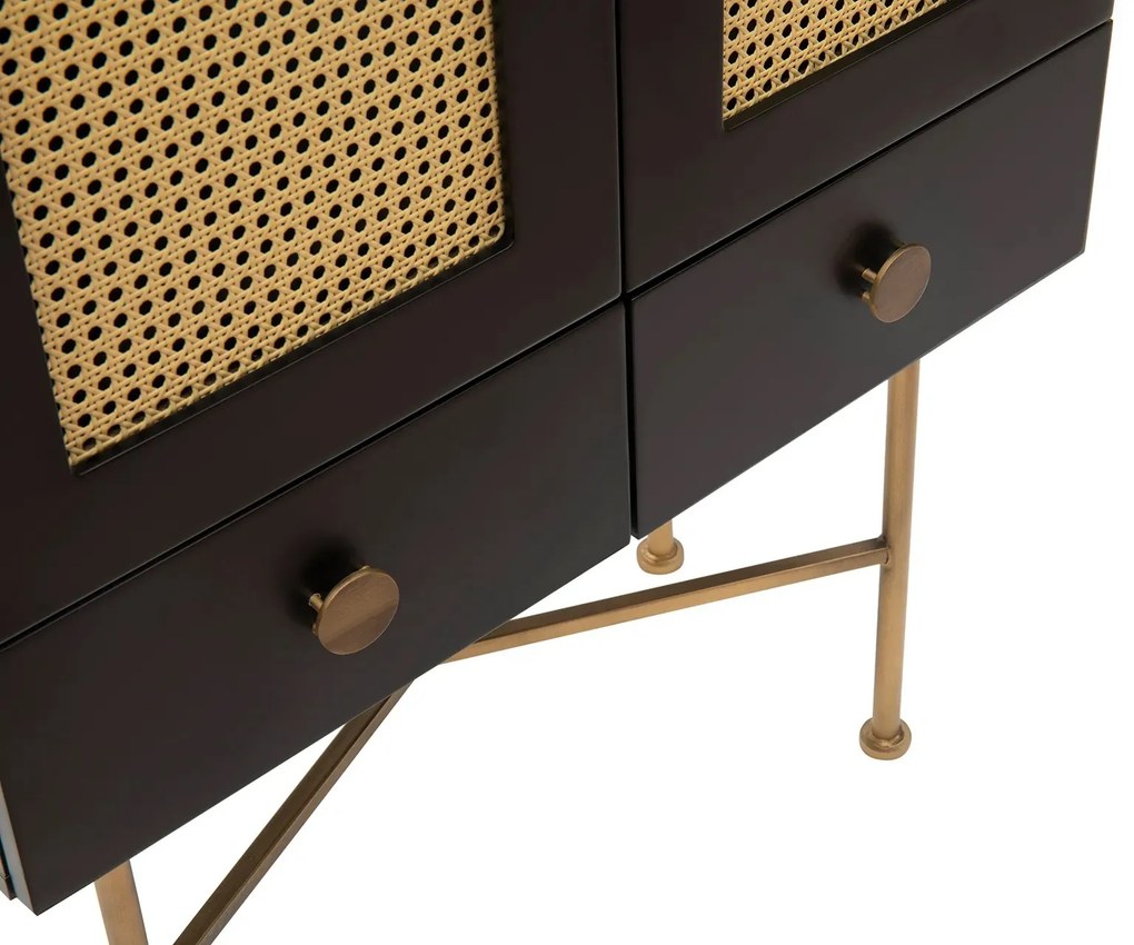 Kalune design Příborník CLIFF černý