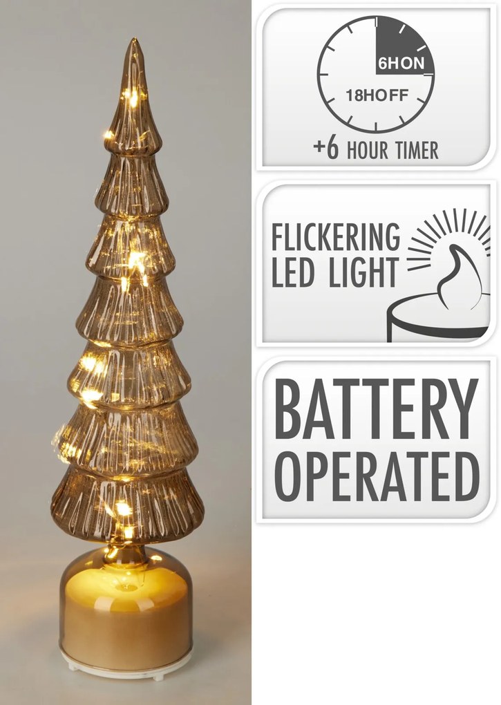 Vánoční LED světelná dekorace Karter 40 cm teplá bílá