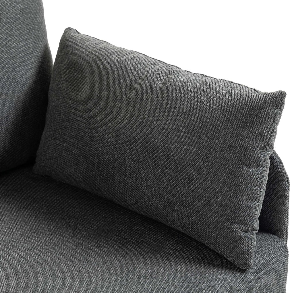 Ziden Couch 2 Sitzer látka – tmavě šedá