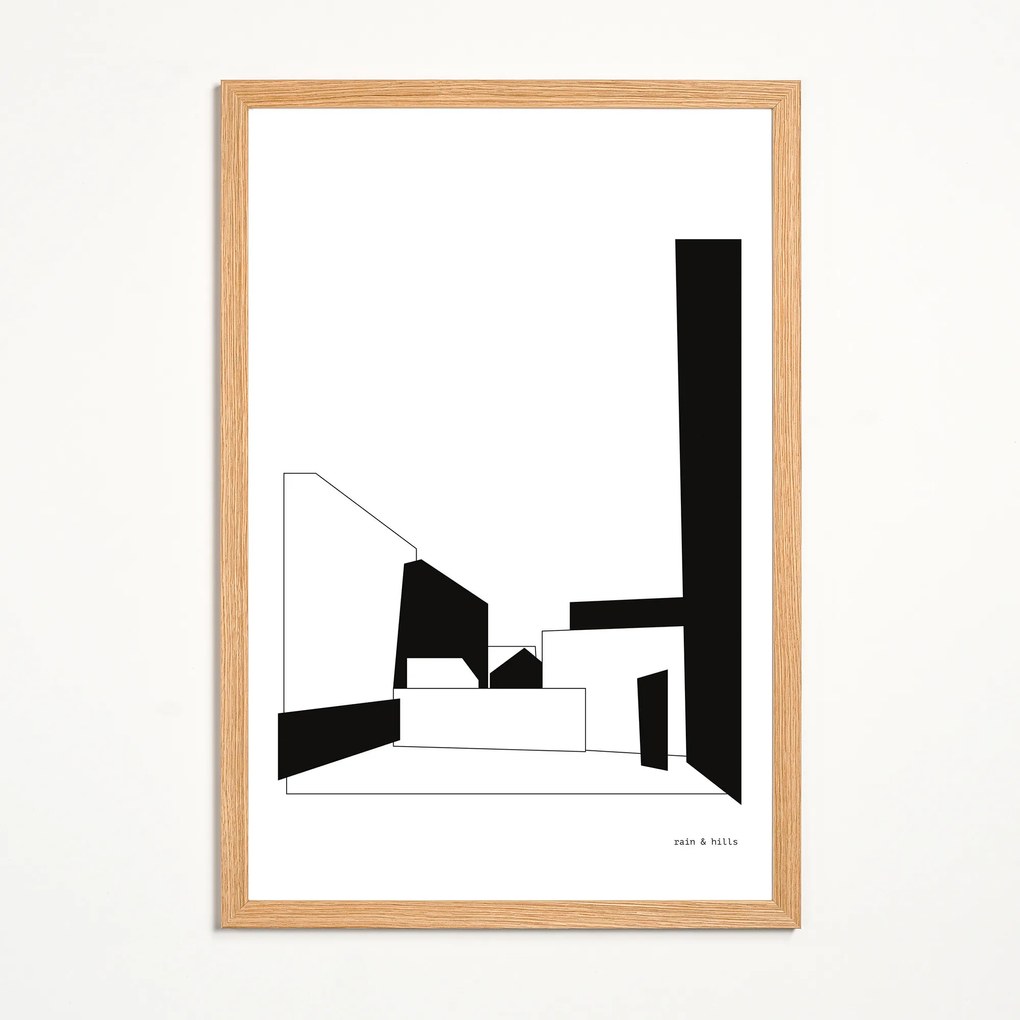 Ondřej Tejkl | Between Structures Rám: Černý, Velikost: 40 x 30 cm