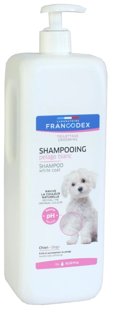 Šampon Francodex pro bílou psí srst 1 l