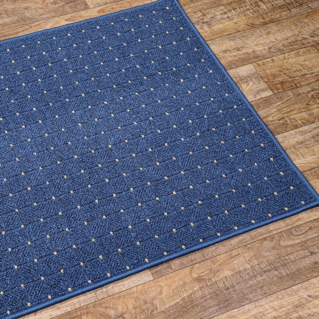 Condor Carpets, Běhoun na míru Udinese modrý, šíře 60 cm, modrá, chodba / předsíň