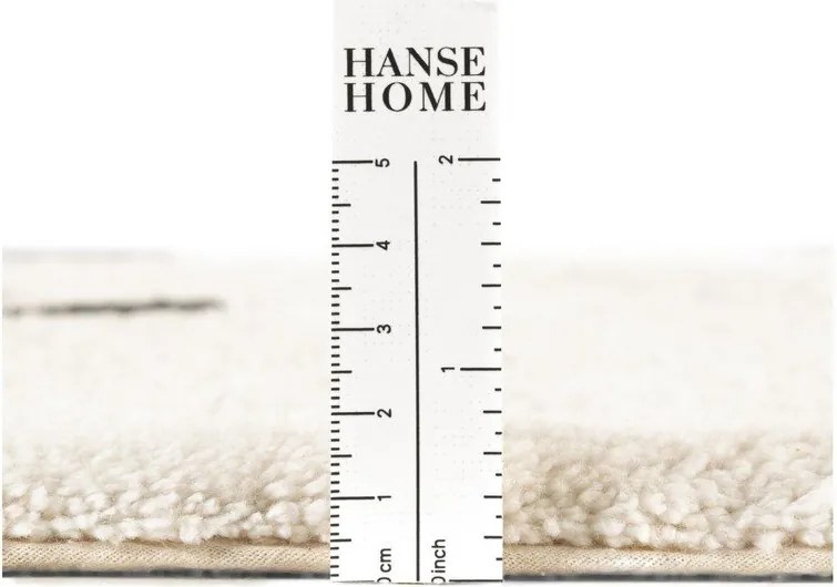 Černý/krémový pratelný/ručně tkaný bavlněný dětský koberec 103x120 cm Snuggle Patsy – Hanse Home